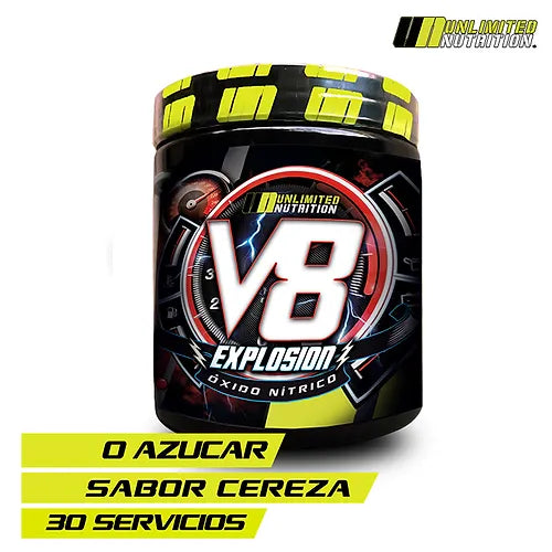 UNLIMITED NUTRITION PRE ENTRENO V8 – Power in sports