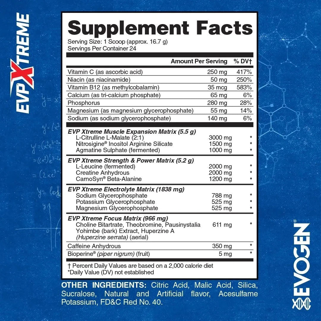 EVOGEN EVP XTREME 40 SER – Power in sports
