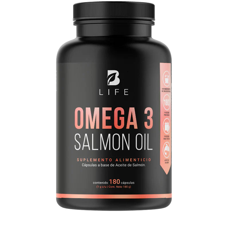 B LIFE OMEGA 3 SALMON OIL 180 CAPS – Power in sports