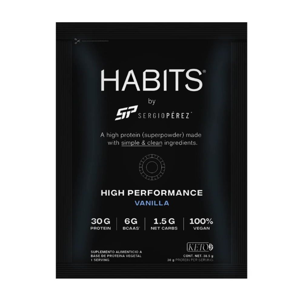 HABITS HIGH PERFORMANCE PROTEIN SOBRES – Power in sports