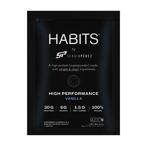 HABITS HIGH PERFORMANCE PROTEIN SOBRES – Power in sports