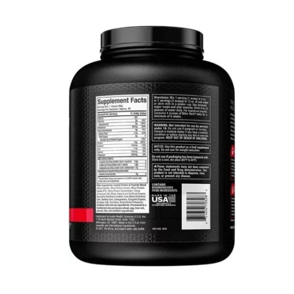 MUSCLETECH NITROTECH CREATINA ISOLATE 4LB – Power in sports